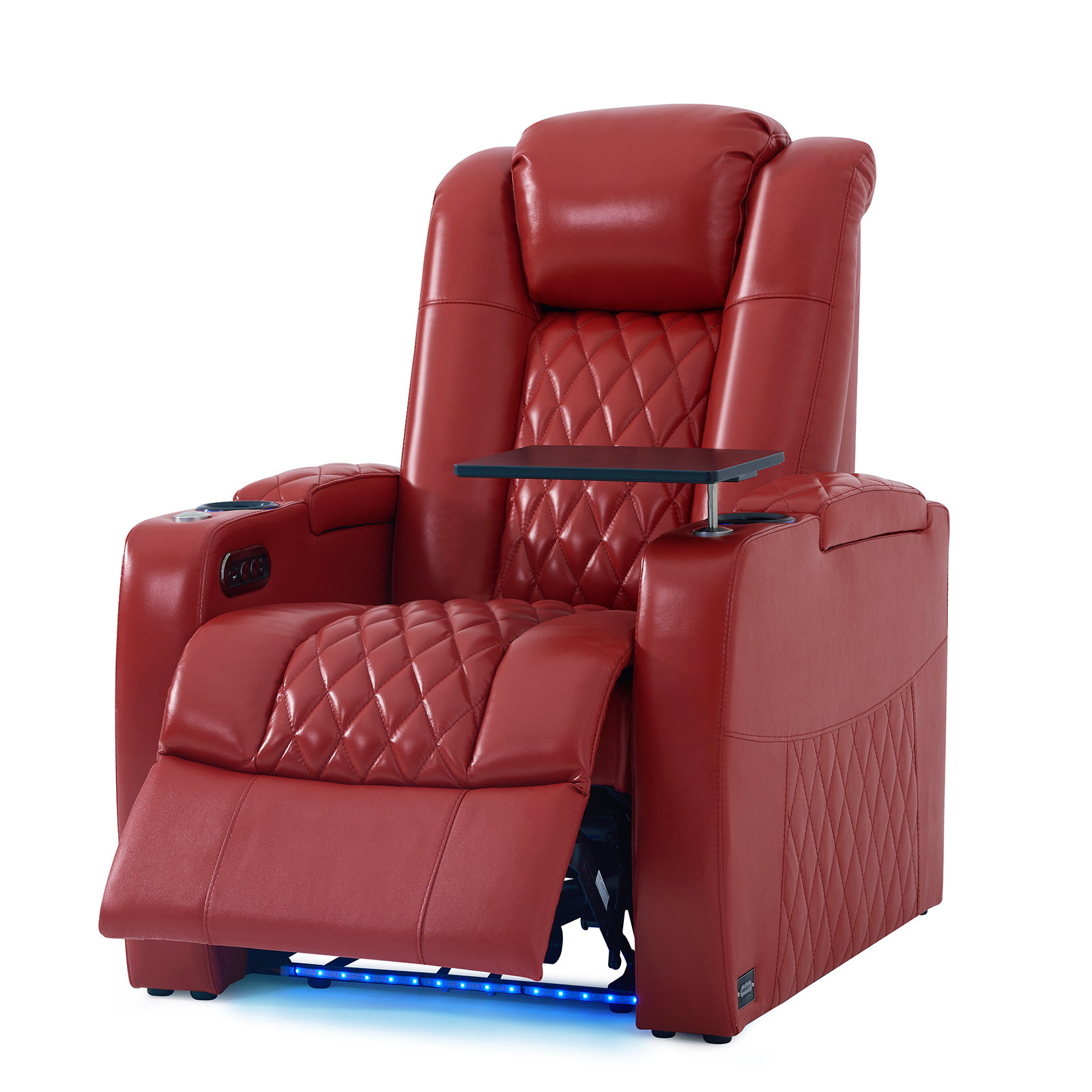 Wrought Studio™ Leather Home Theater Seating, Game Seats Movie Theater ...