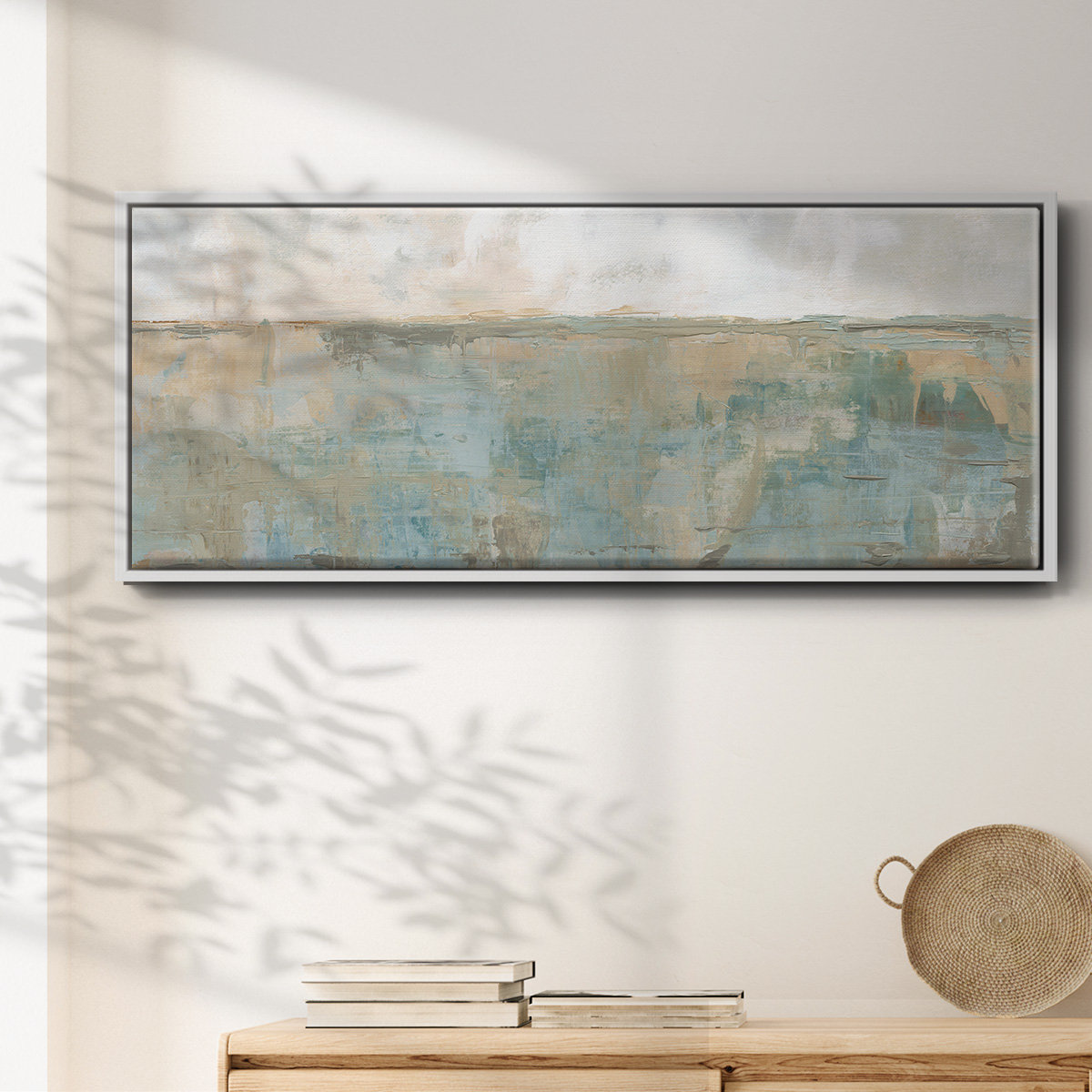 Red Barrel Studio® Distant Fields- Framed Canvas | Wayfair