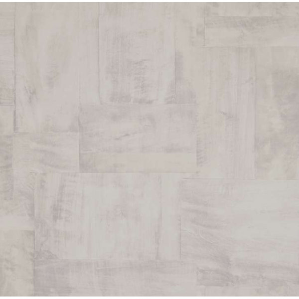 17 Stories Ecker Panelled Blocks 33' L x 20.8" W Distressed Wallpaper ...