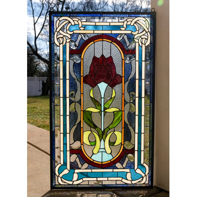 Astoria Grand Plants & Flowers Window Panel | Wayfair