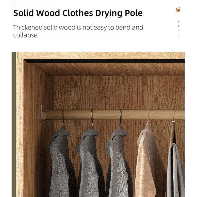 marlao Simple Fashion Wardrobe | Wayfair