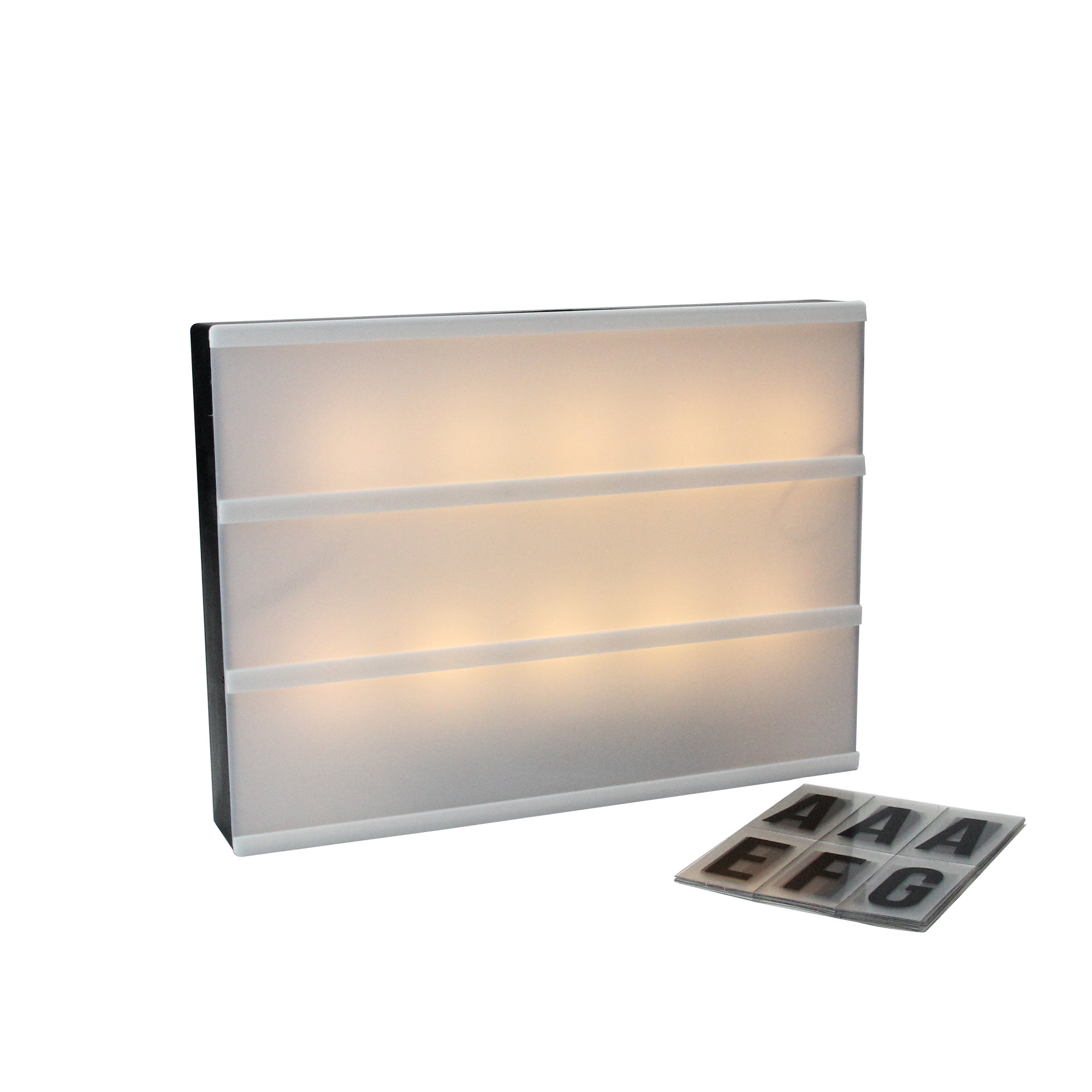 Northlight Seasonal 12" Battery Operated LED Lighted A4 Light Box with ...