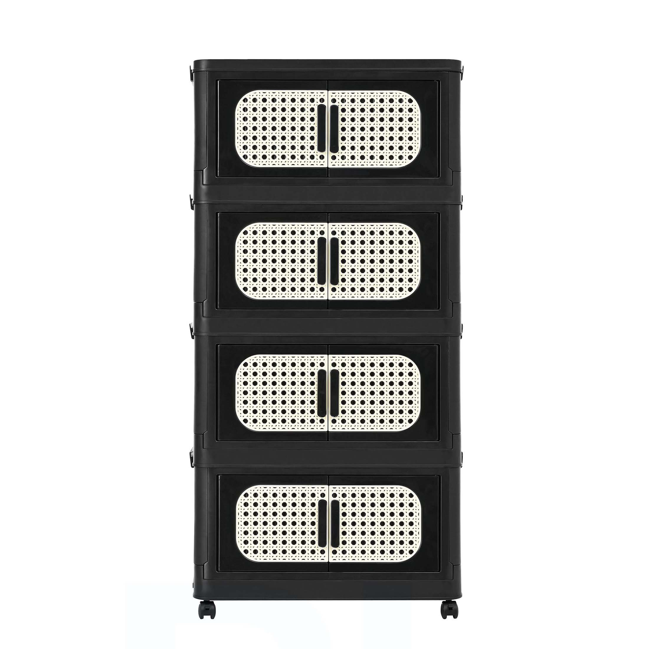 Bay Isle Home™ Folding Storage Cabinet ,Collapsible Storage Bins with ...