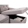 Latitude Run® 84" Sectional With Reversible Chaise, And Cell Phone ...