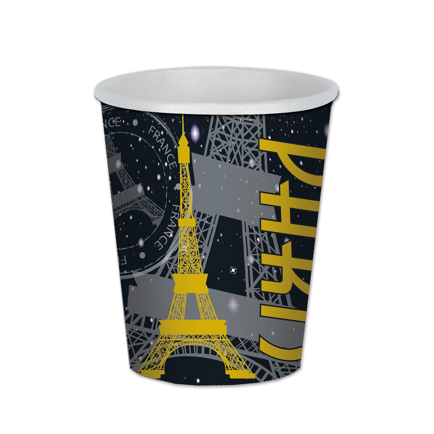 Beistle Paris Beverage Cups - 9 Oz - Pack of 12 | Wayfair