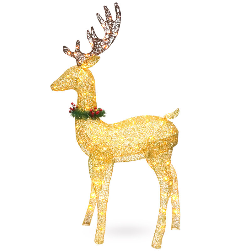 Joiedomi Fabric Buck Lighted Display | Wayfair