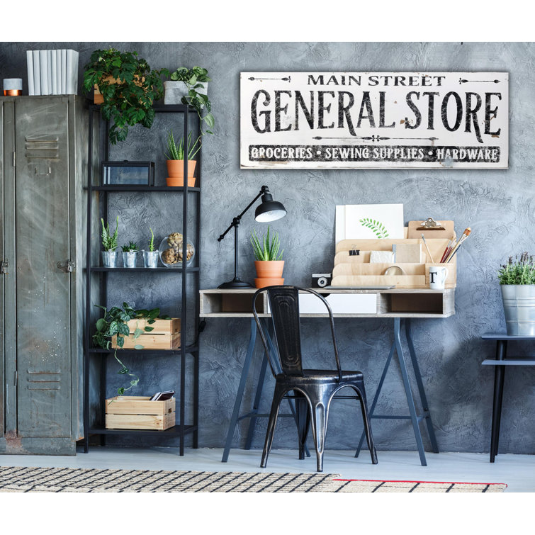 Millwood Pines General Store On Wood Print | Wayfair