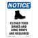 SignMission OSHA Notice - Closed Toed Shoes Sign With Symbol | Wayfair