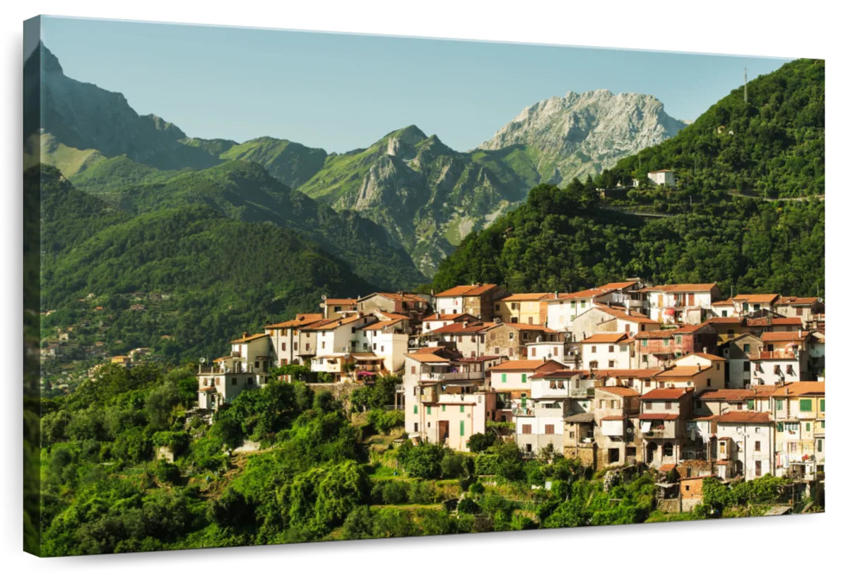 Ebern Designs Kavia Tuscan Mountain Village | Wayfair