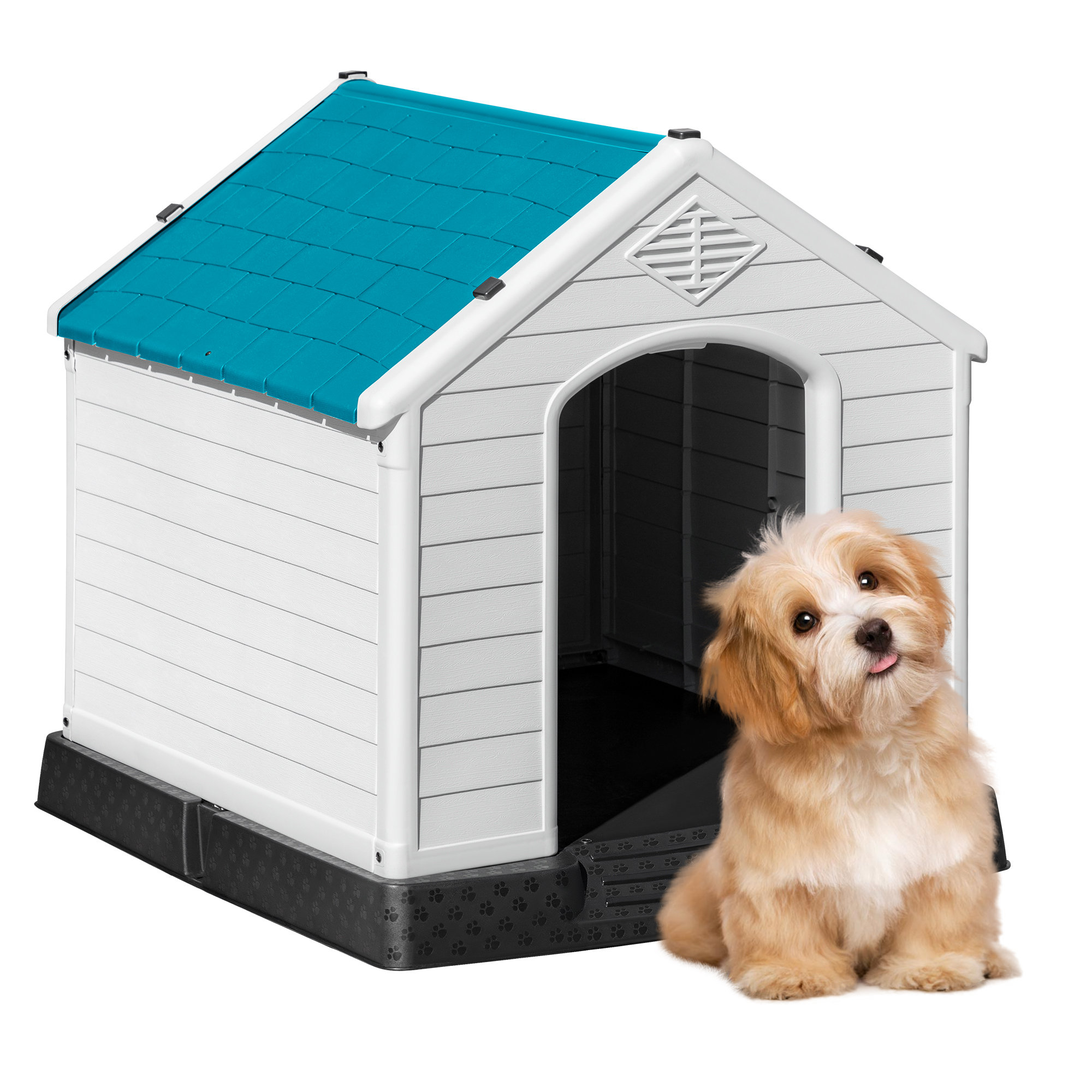 Archie & Oscar™ Cleethorpes Plastic Dog House & Reviews | Wayfair