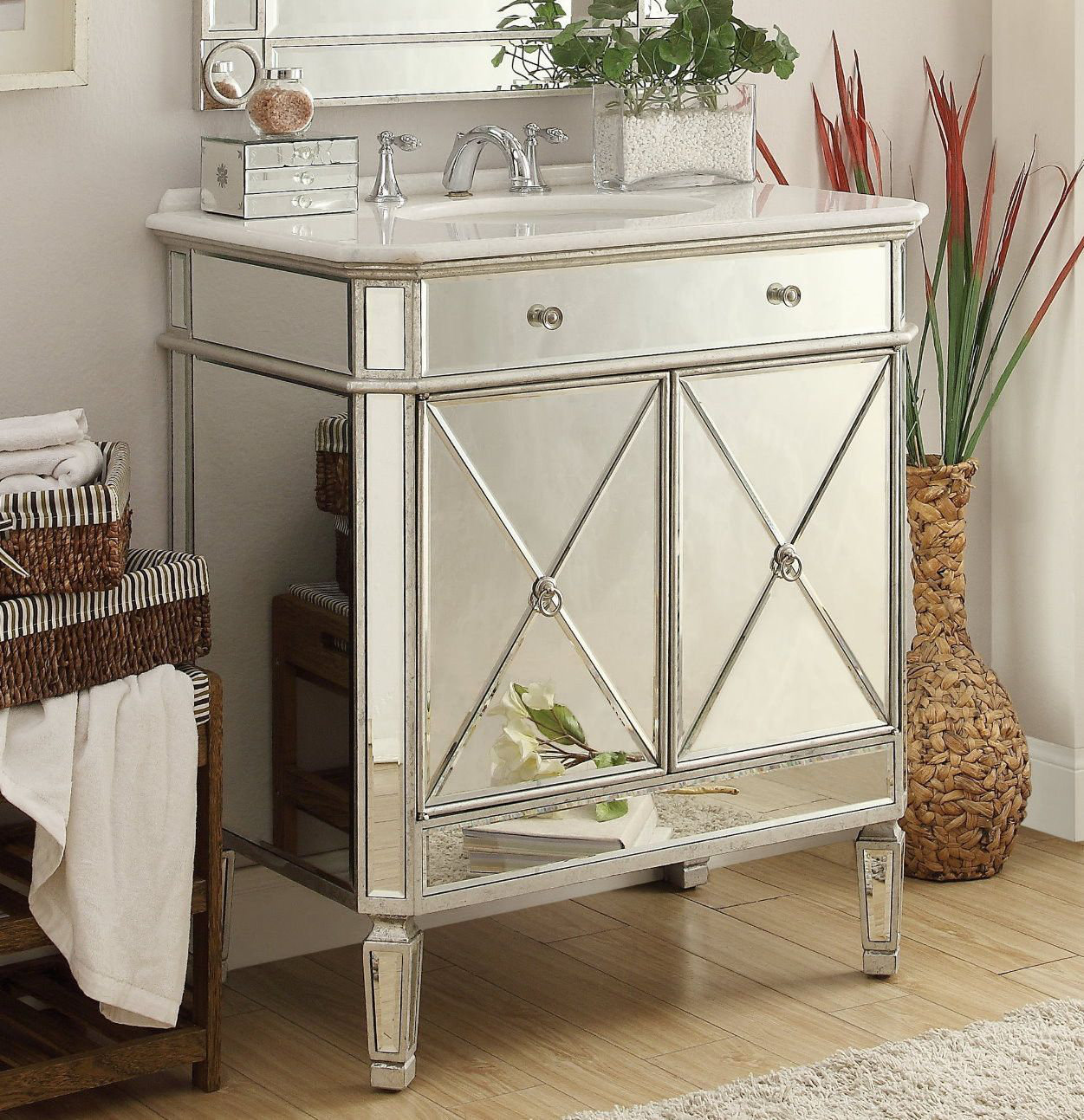 House of Hampton® Schermerhorn 32" Single Bathroom Vanity Set & Reviews ...