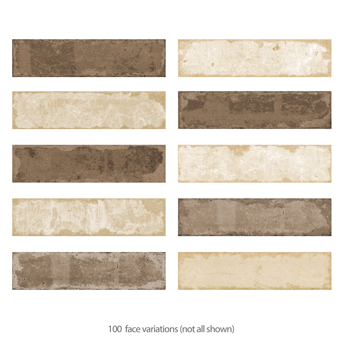 Merola Tile Brickyard 3 In. X 12 In. Porcelain Rustic Wall & Floor Tile ...