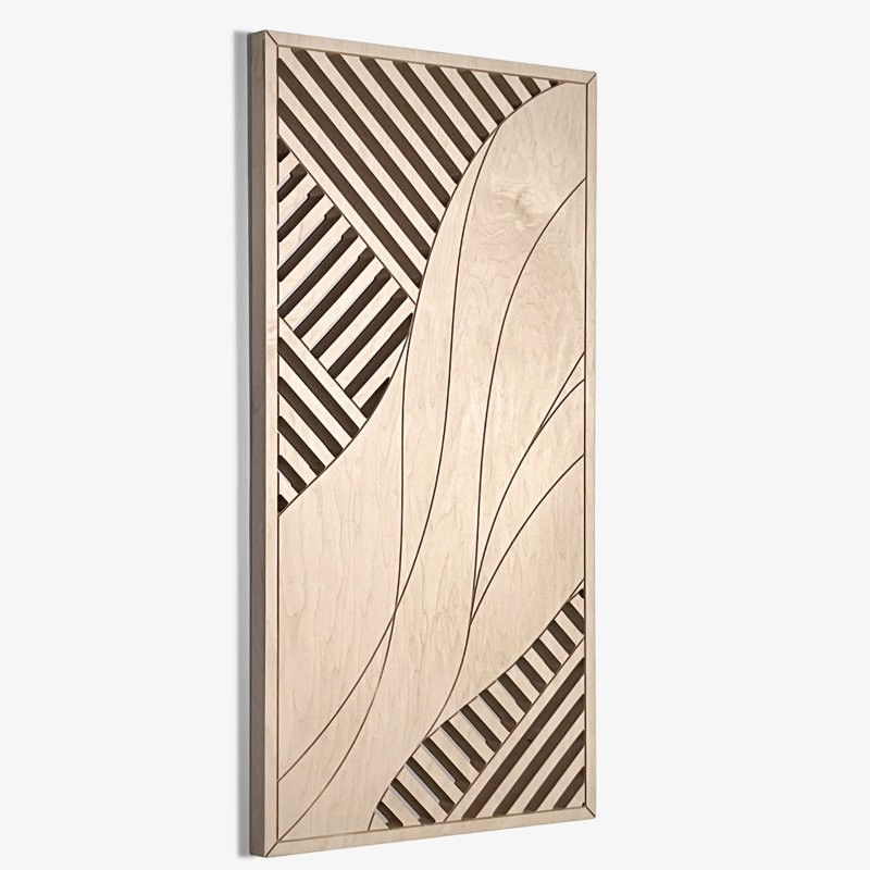 Other Furniture Flowing Waves Wood Wall Art | Wayfair