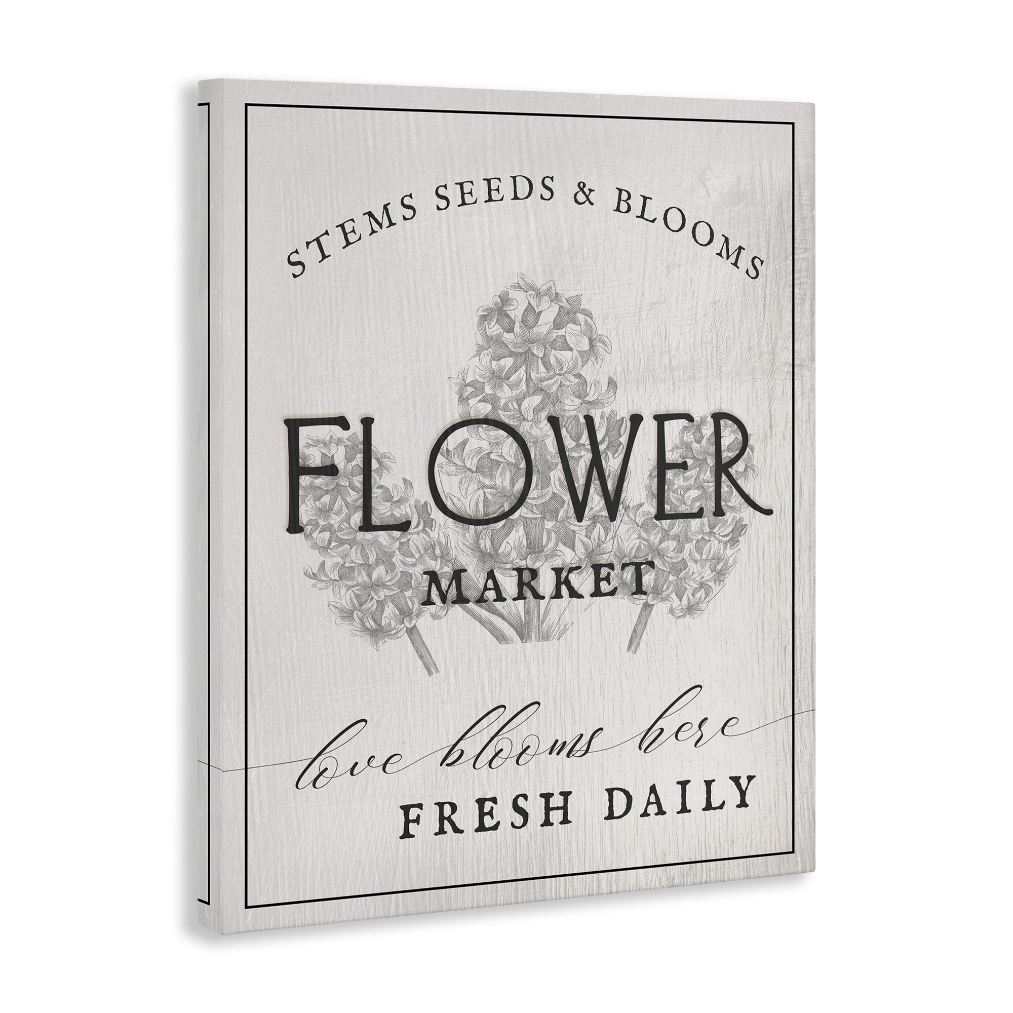 August Grove® Flower Blooms Market Canvas Wall Art by Ziwei Li | Wayfair