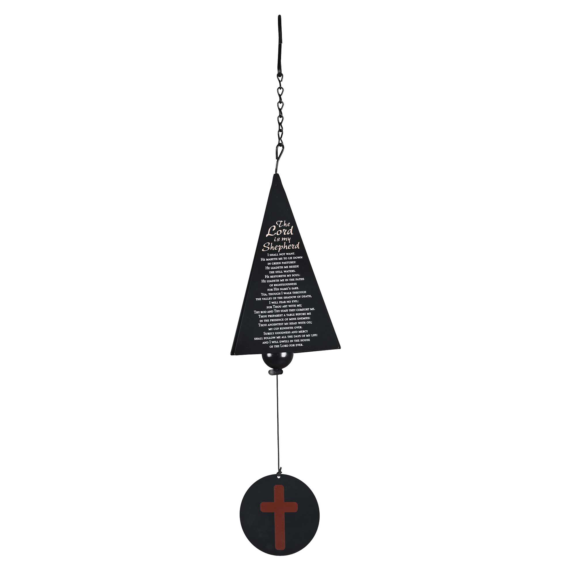 Arlmont & Co. Genia Iron Religious & Spiritual Wind Chime | Wayfair