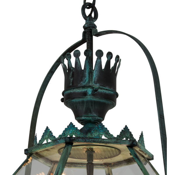 One Allium Way® 3 - Light Lantern Geometric Chandelier | Wayfair