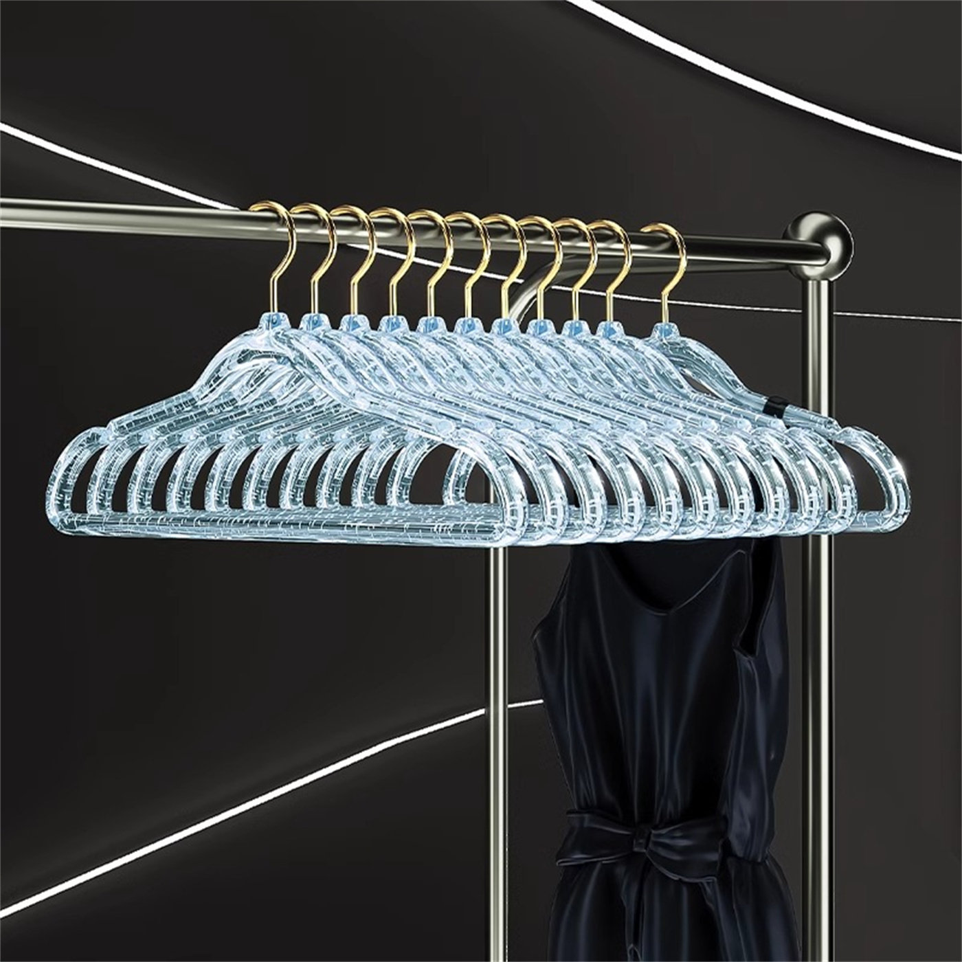 Rebrilliant Acrylic Luxury Clothes Hanger | Wayfair