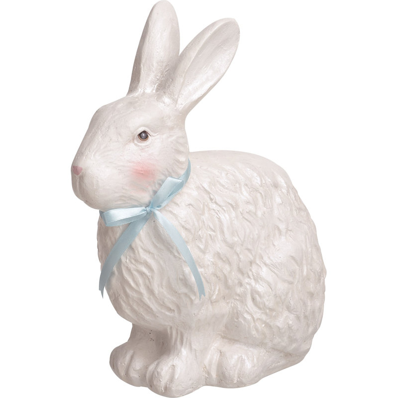 Transpac Sitting Rabbit Figurine | Wayfair