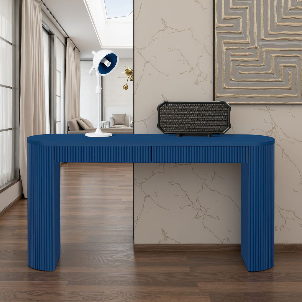 Hokku Designs Enchanting Pine Veneer Console Table – Elegant Entryway ...