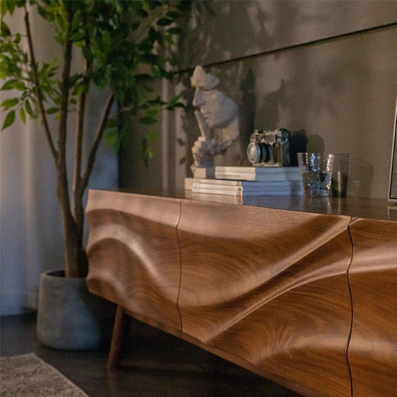 Finaewg Wabi Sabi style TV cabinet | Wayfair