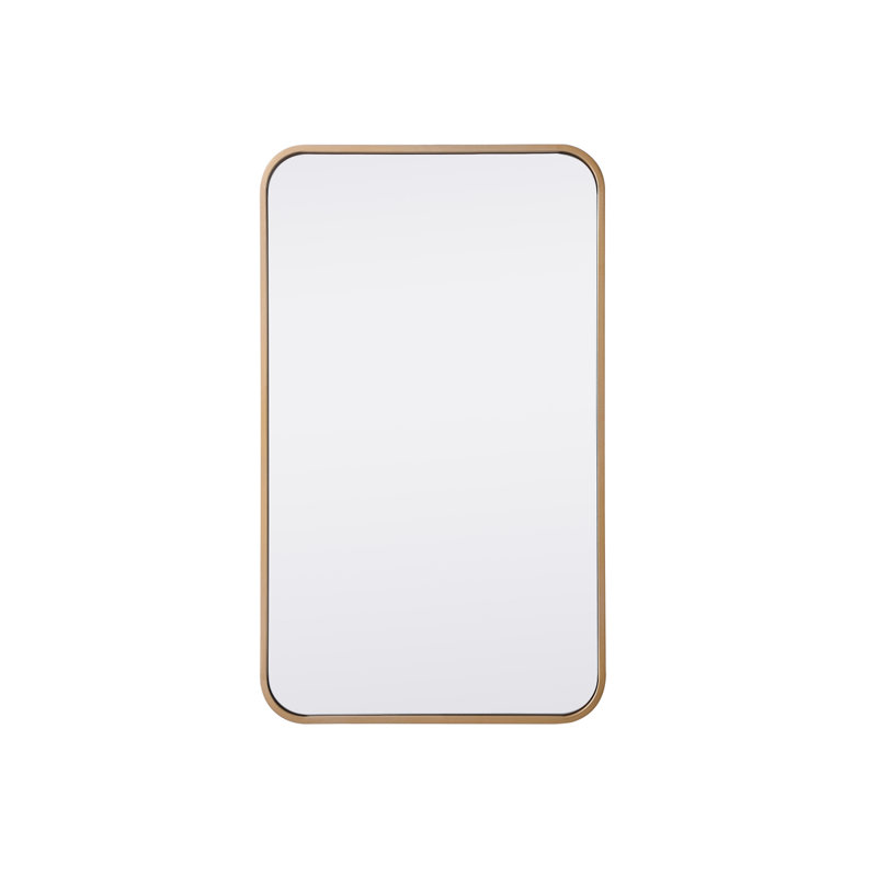 Sabine Metal Rounded Rectangle Wall Mirror & Reviews | Joss & Main