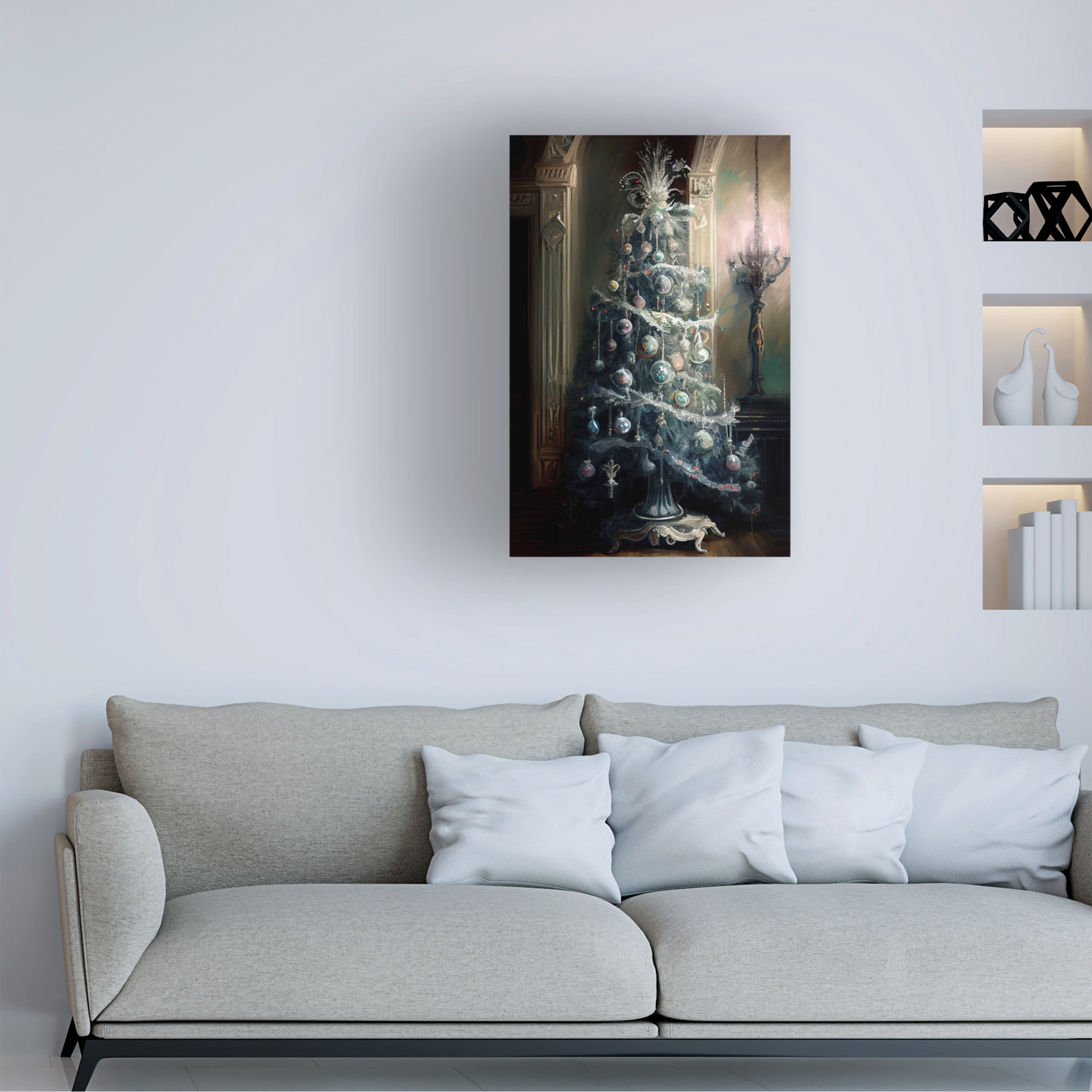 Trademark Fine Art Sasha Sumptuous Christmas IX Canvas Art | Wayfair