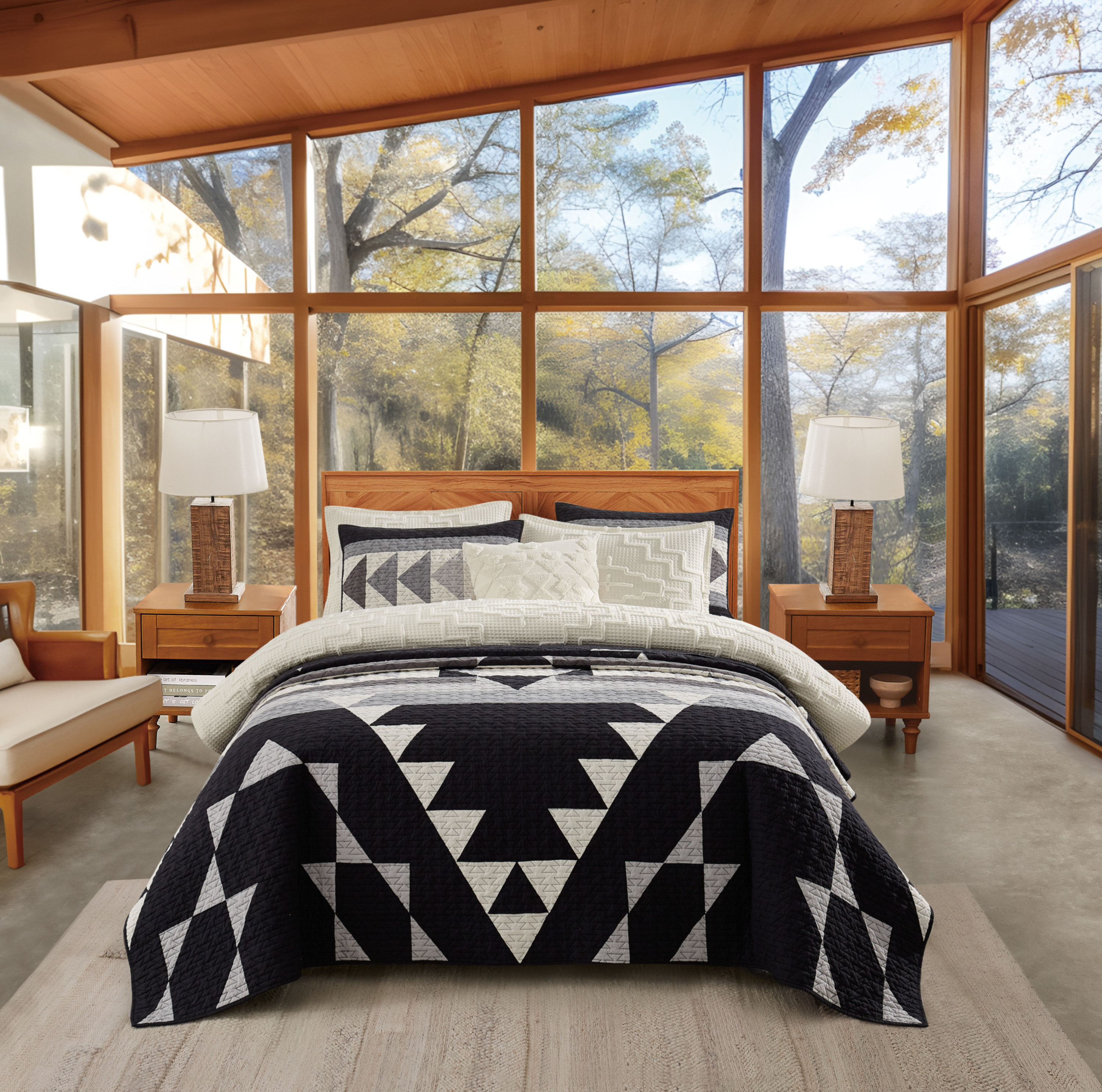 Pendleton Shadow Peak Quilt Black | Wayfair