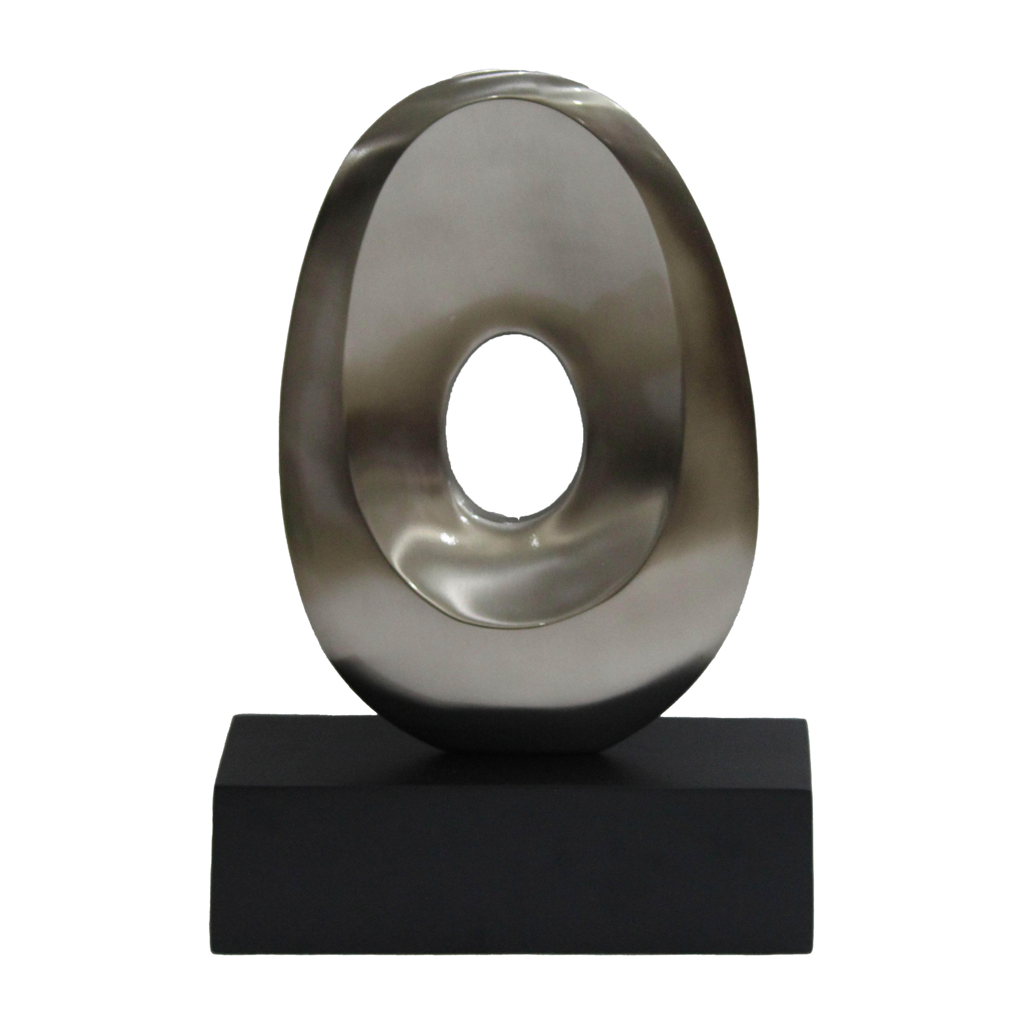 Wrought Studio Metal Oval Sculpture | Wayfair