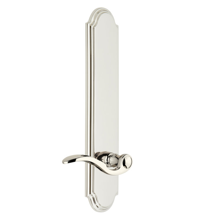 Grandeur Arc Tall Plate Single Dummy with Bellagio Lever | Wayfair