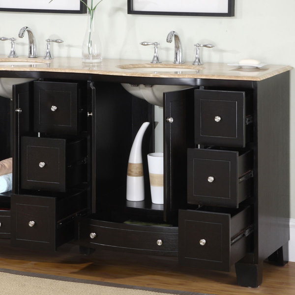 Darby Home Co Camdyn 72" Double Bathroom Vanity Set & Reviews | Wayfair
