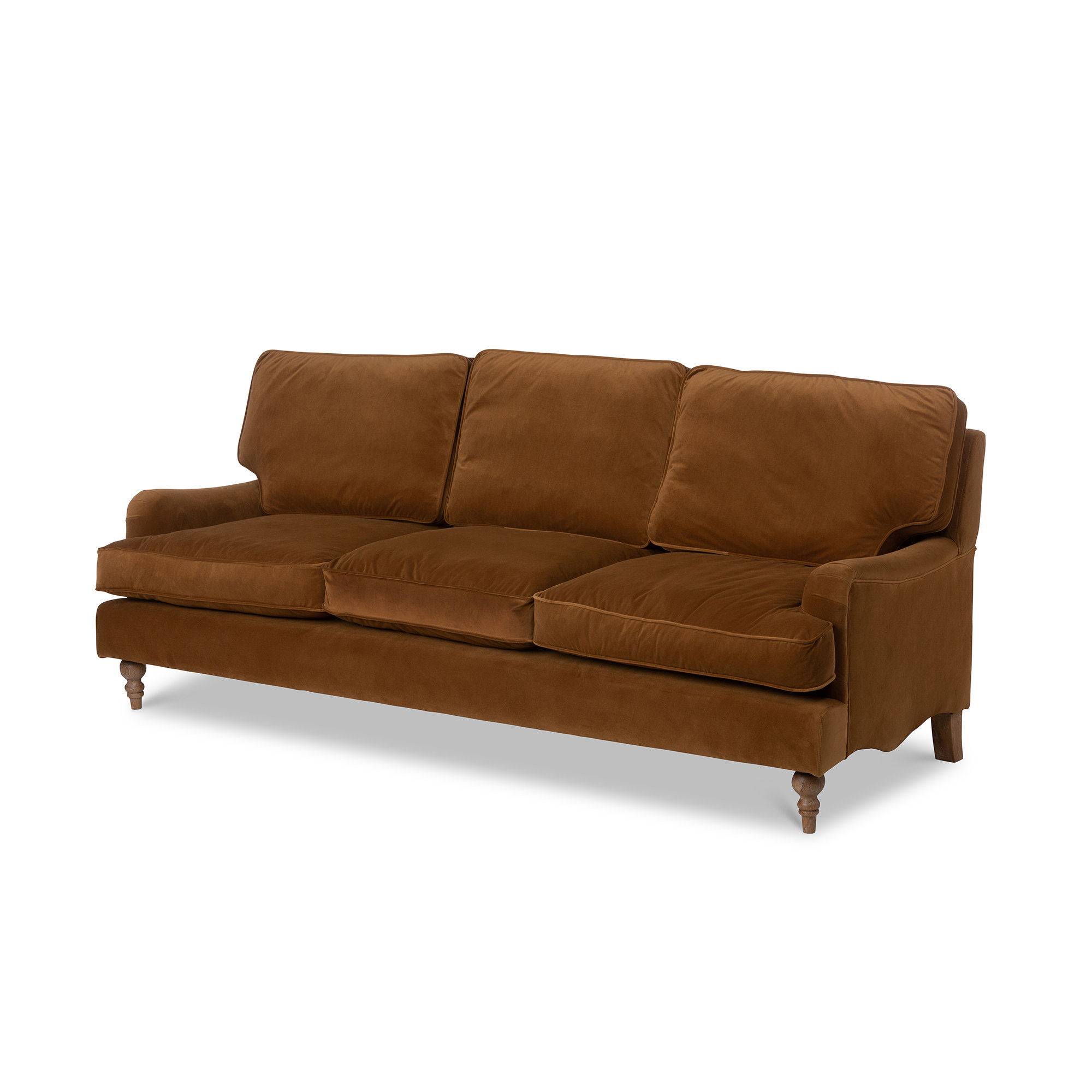 Park Hill Collection Carlisle Velvet Upholstered Sofa | Wayfair