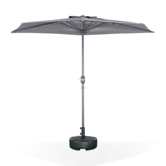 Dakota Fields 2.5m Round Half Parasol For Balcony | Wayfair.co.uk