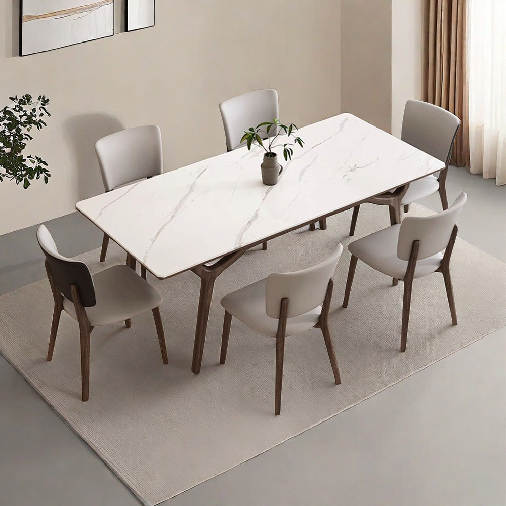 ZKuylo European modern simple dining table set | Wayfair