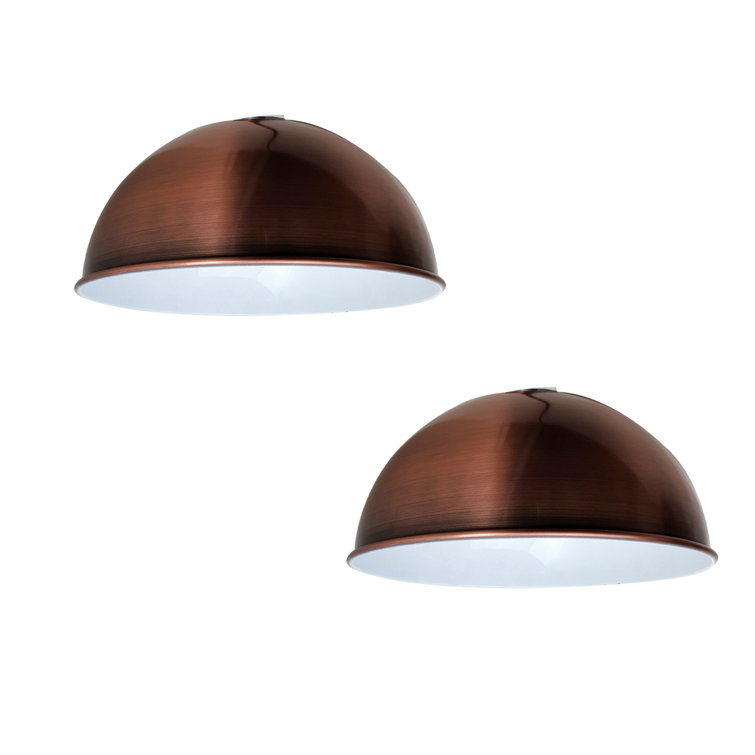 George Oliver Athony 14cm H x 30cm W Metal Dome Lamp Shade ( Uno ) in ...