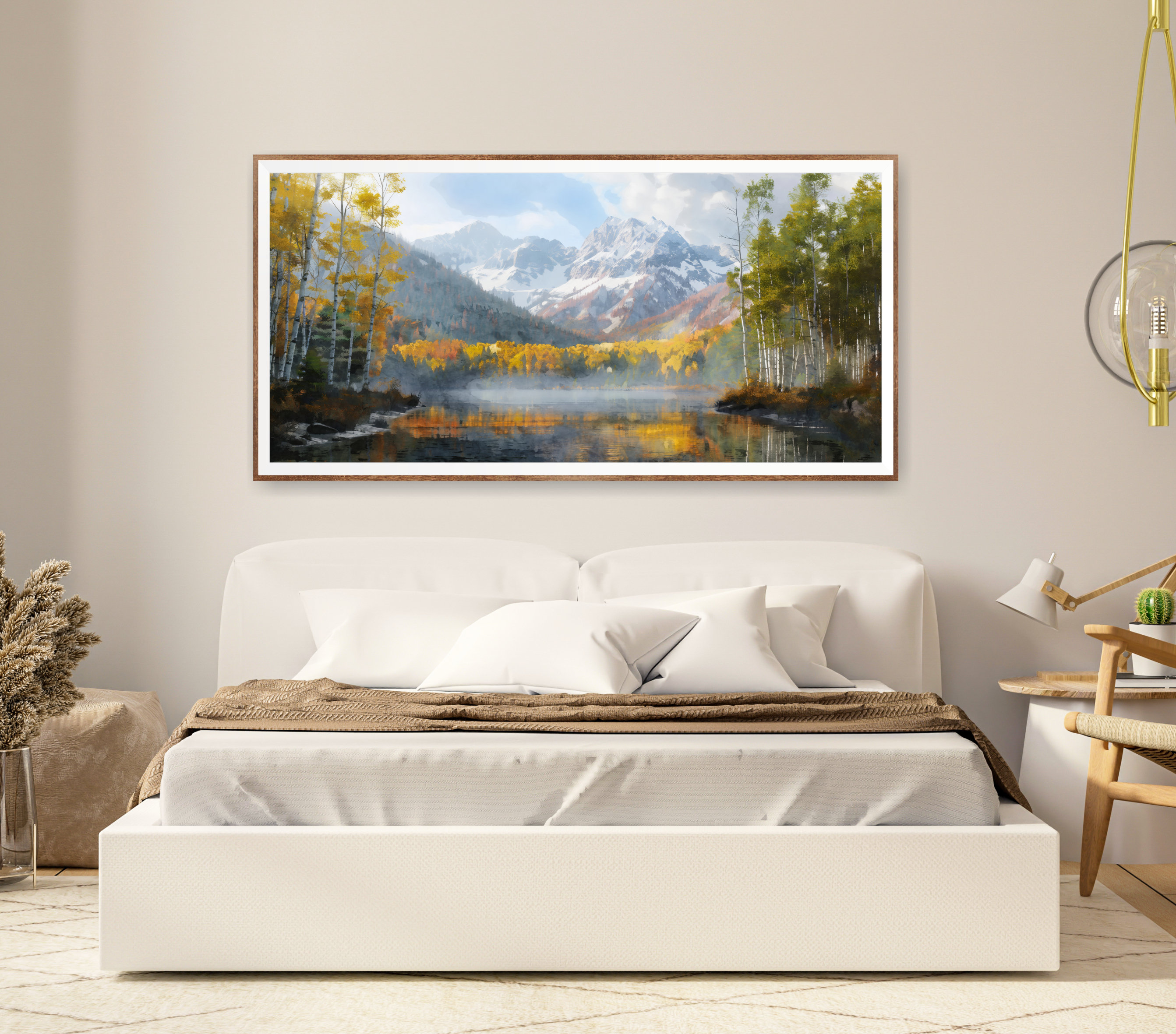 ART TERRITORY Aspen Colorado Mountains Print, Aspen Poster, Horizontal ...