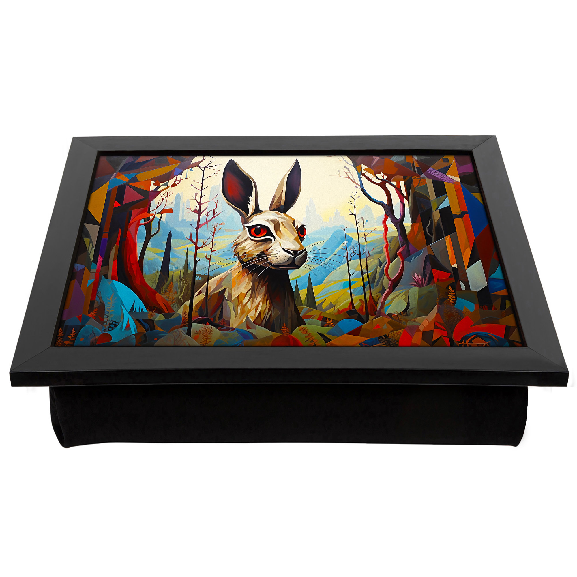 17 Stories Hare Hard Edge Lap Tray with Cushion | Wayfair.co.uk