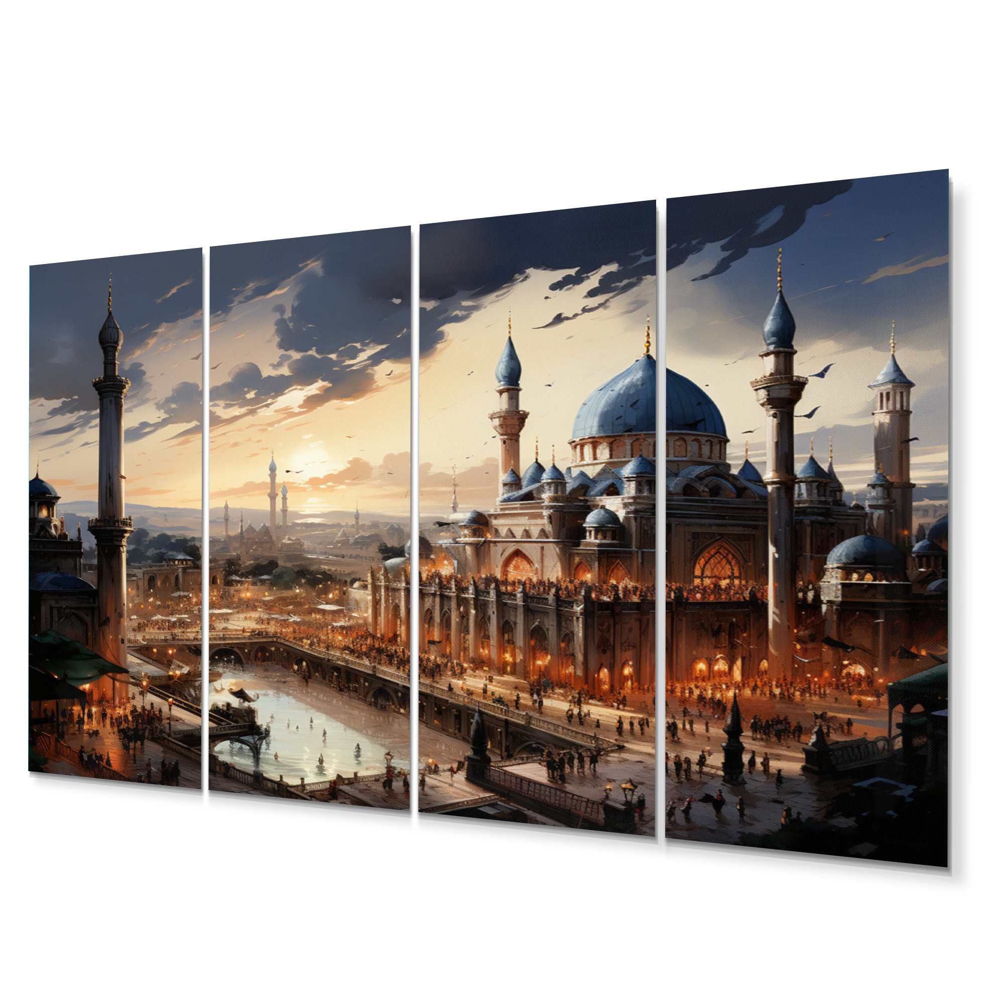Red Barrel Studio Islam Art Islamic Festivals II - Islamic Metal Wall ...