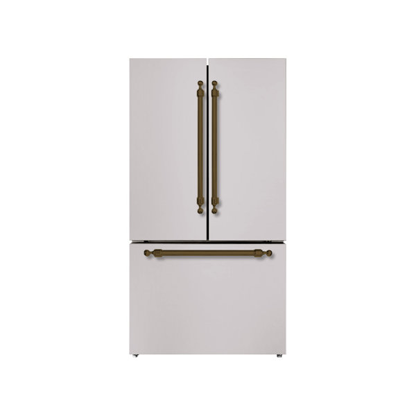 Hallman Industries 36" 20.3 Cubic Feet French Door Refrigerator ...
