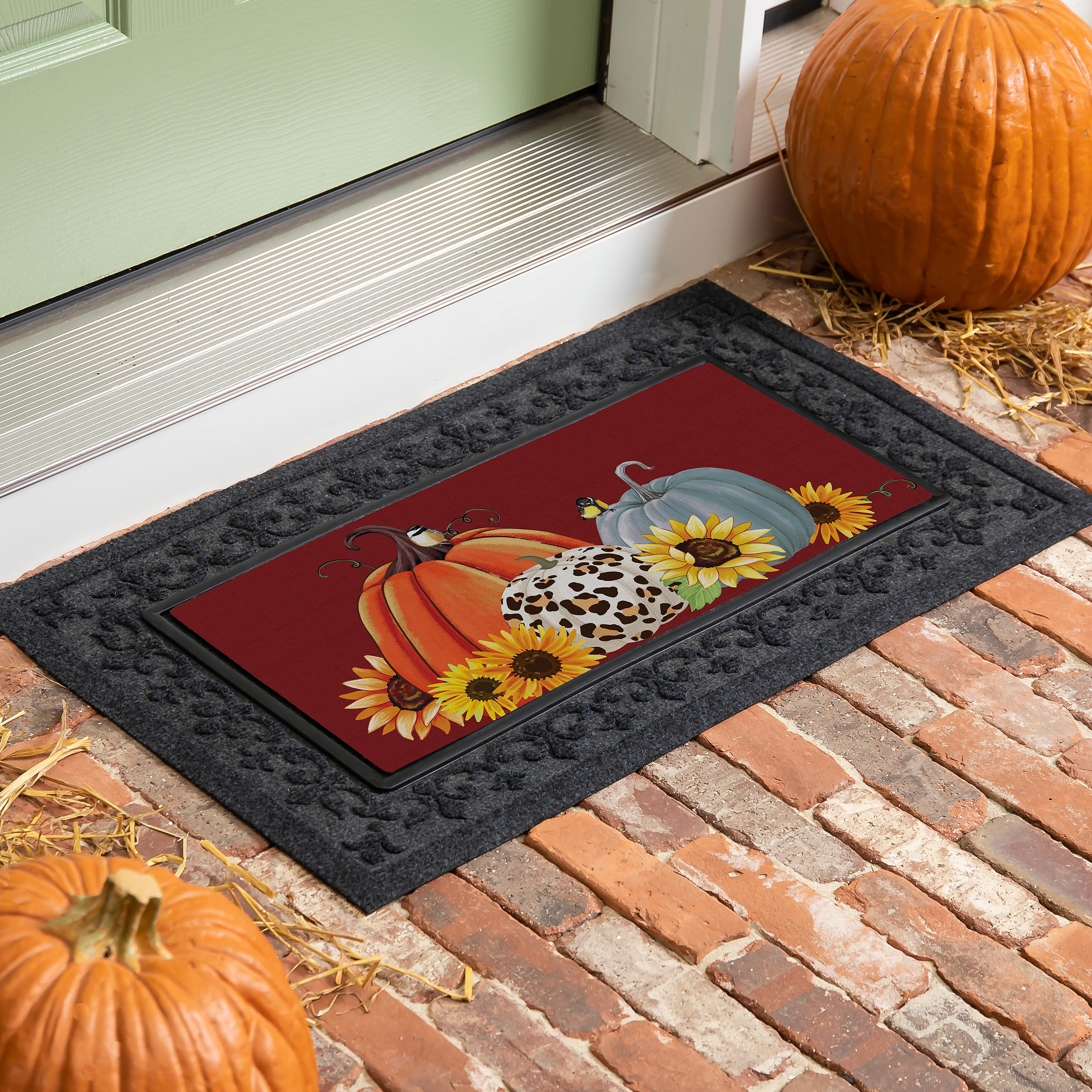 Ophelia & Co. Animal Print Pumpkin Sassafras Switch Mat | Wayfair