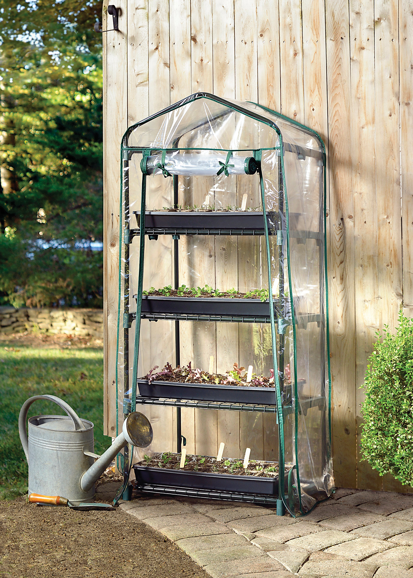ShelterLogic Miracle-Gro 23' W x 17.4' D Growing Rack & Reviews ...