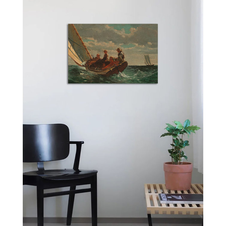Vault W Artwork Breezing Up (A Fair Wind) 1873-1876 On Canvas by ...