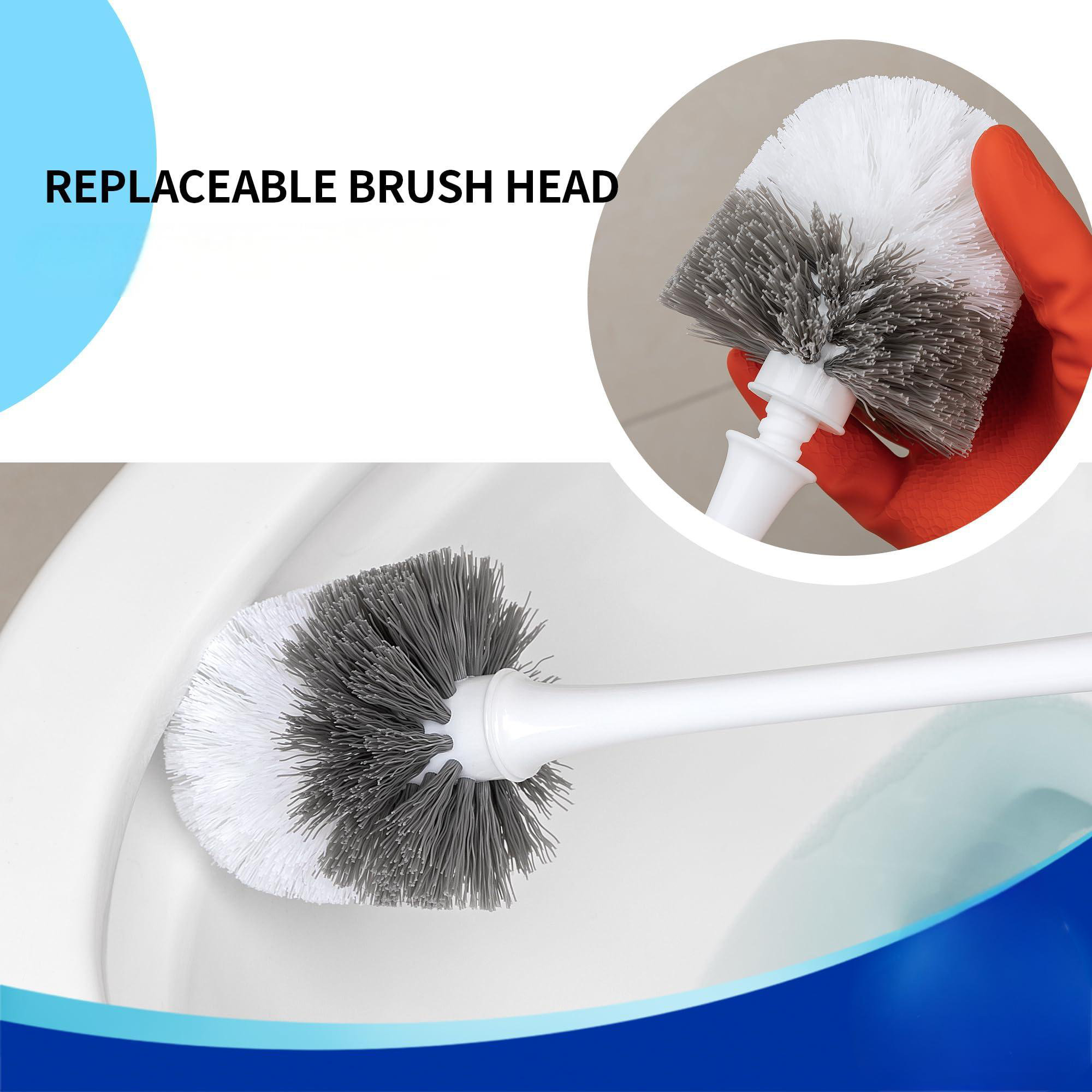 YIXIAOSHANGMAO Heavy Duty Toilet Brush, Plunger Set, Bathroom Cleaning ...