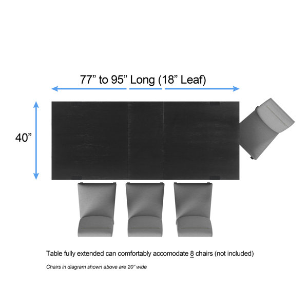 Three Posts™ Donny Extendable Dining Table & Reviews | Wayfair