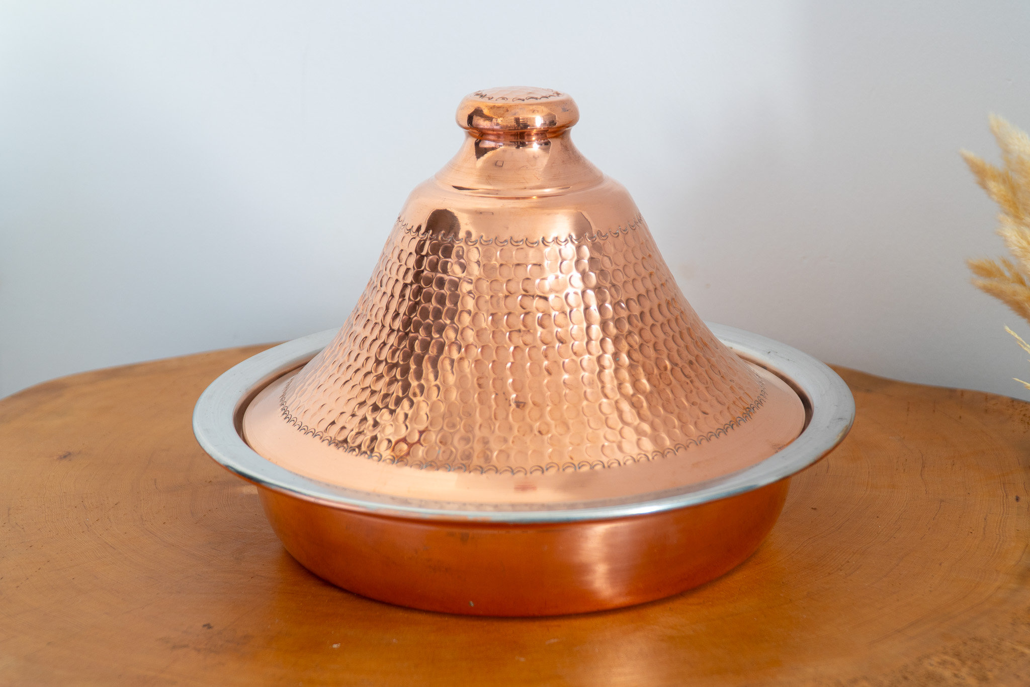 CUSTOmosaic Handmade Moroccan Cookware Cone Shaped Closed Thick Lid ...