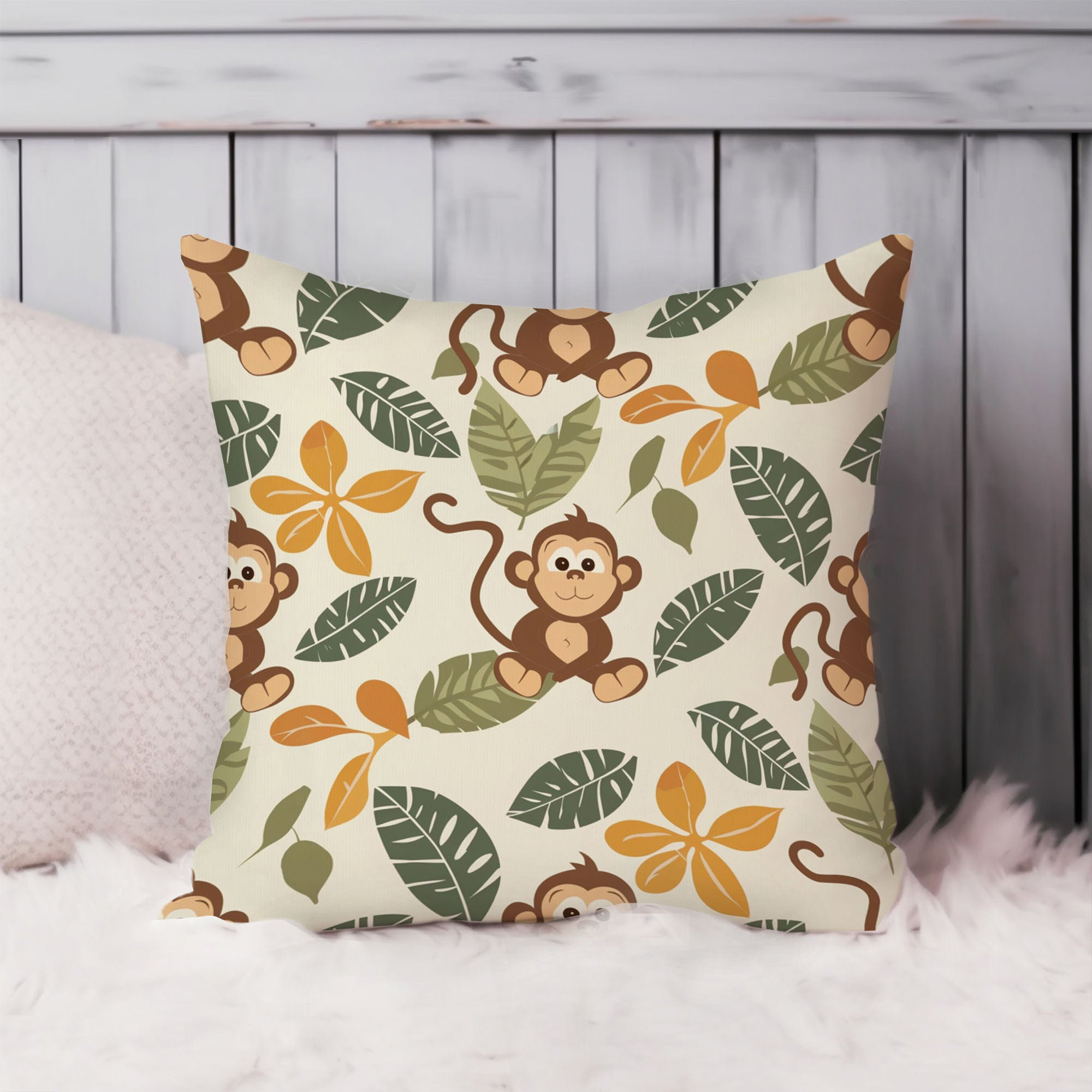 Ethan Taylor Animals Monkeys Pattern Kids Room Children's Art Wild ...