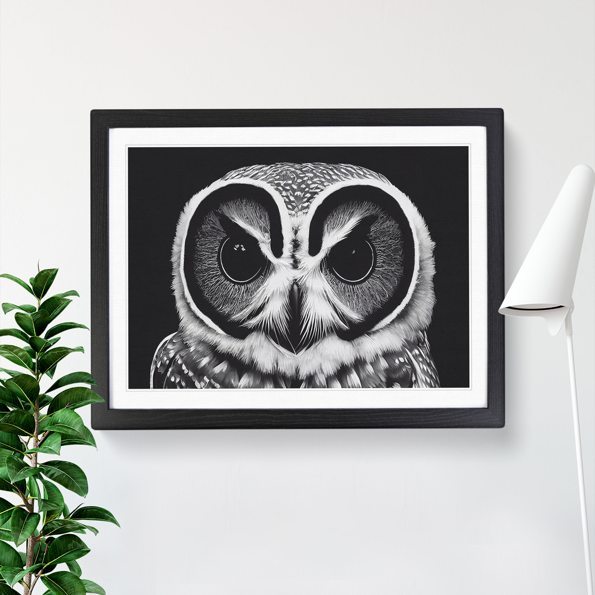 Alpen Home Timeless Owl - Picture Frame Graphic Art | Wayfair.co.uk
