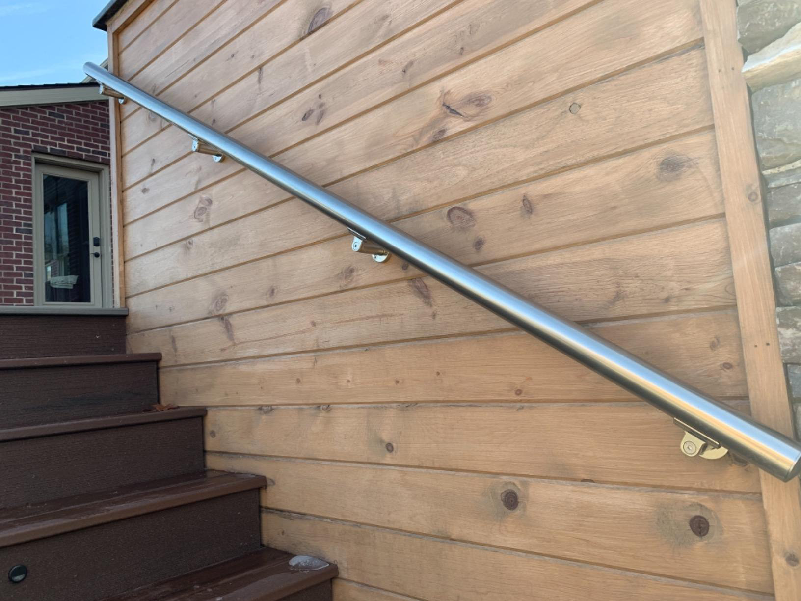 Aress 6 Foot Handrail Anodized Aluminum | Wayfair