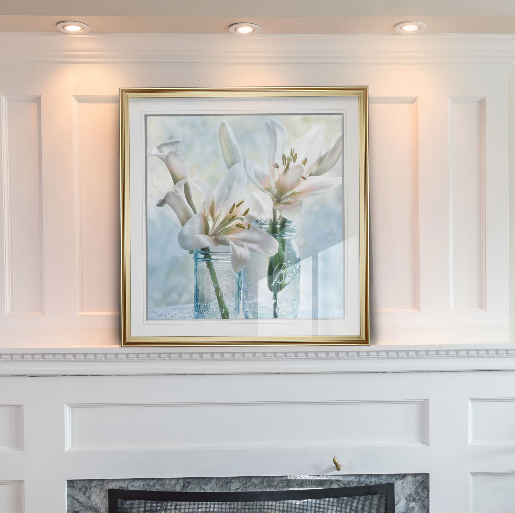 Ophelia & Co. 'Ball Mason Lily II' Painting | Wayfair