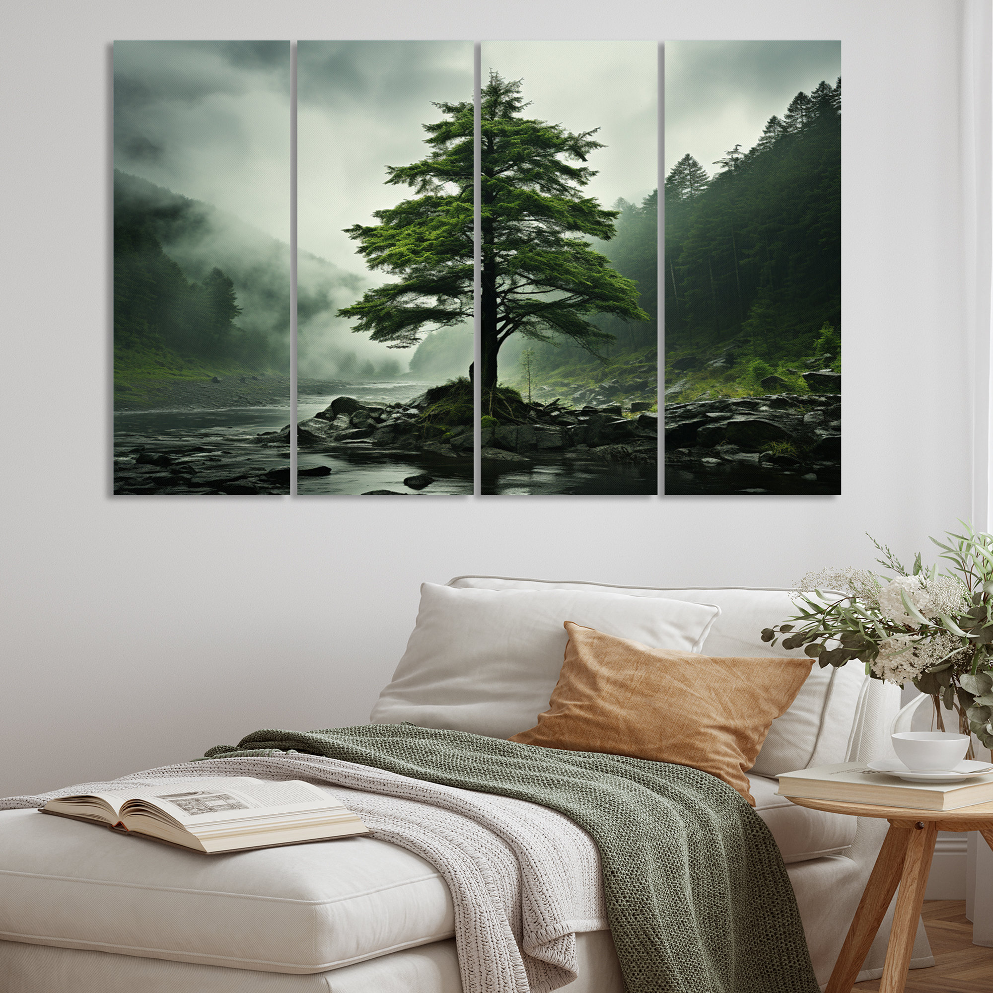 Millwood Pines Tree Whispering Pines I - Landscape Trees Wall Decor - 4 ...