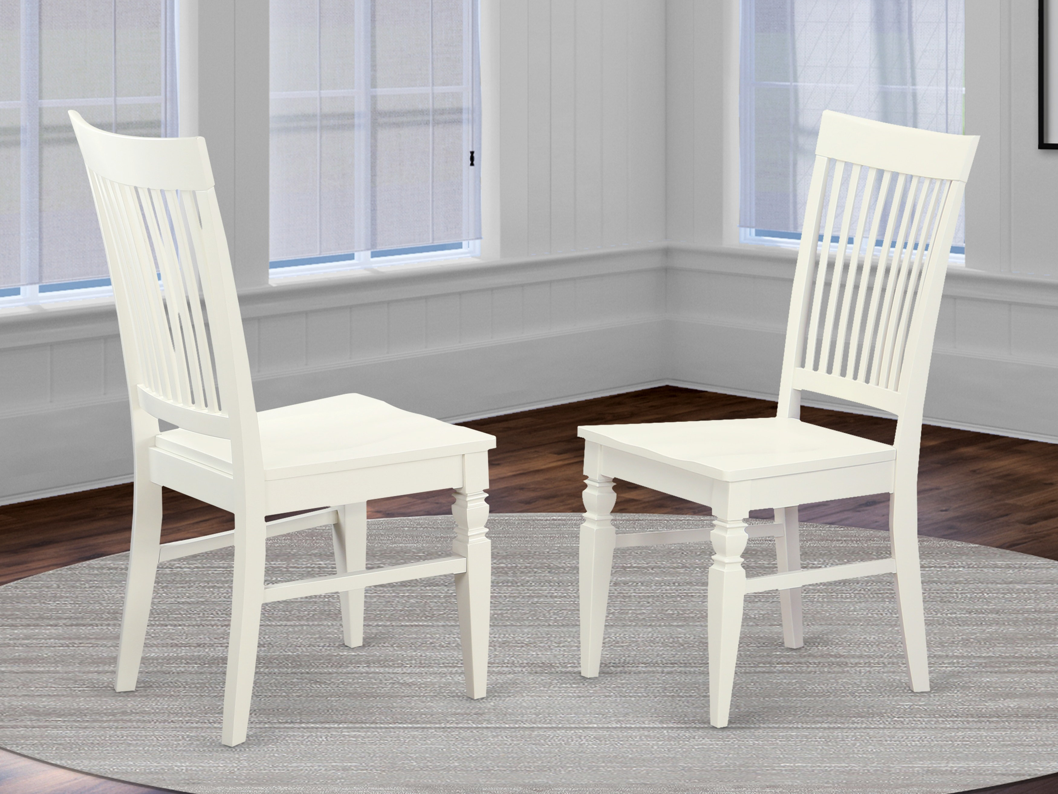 Laurel Foundry Modern Farmhouse® Holbeach Solid Wood Slat Back Side ...